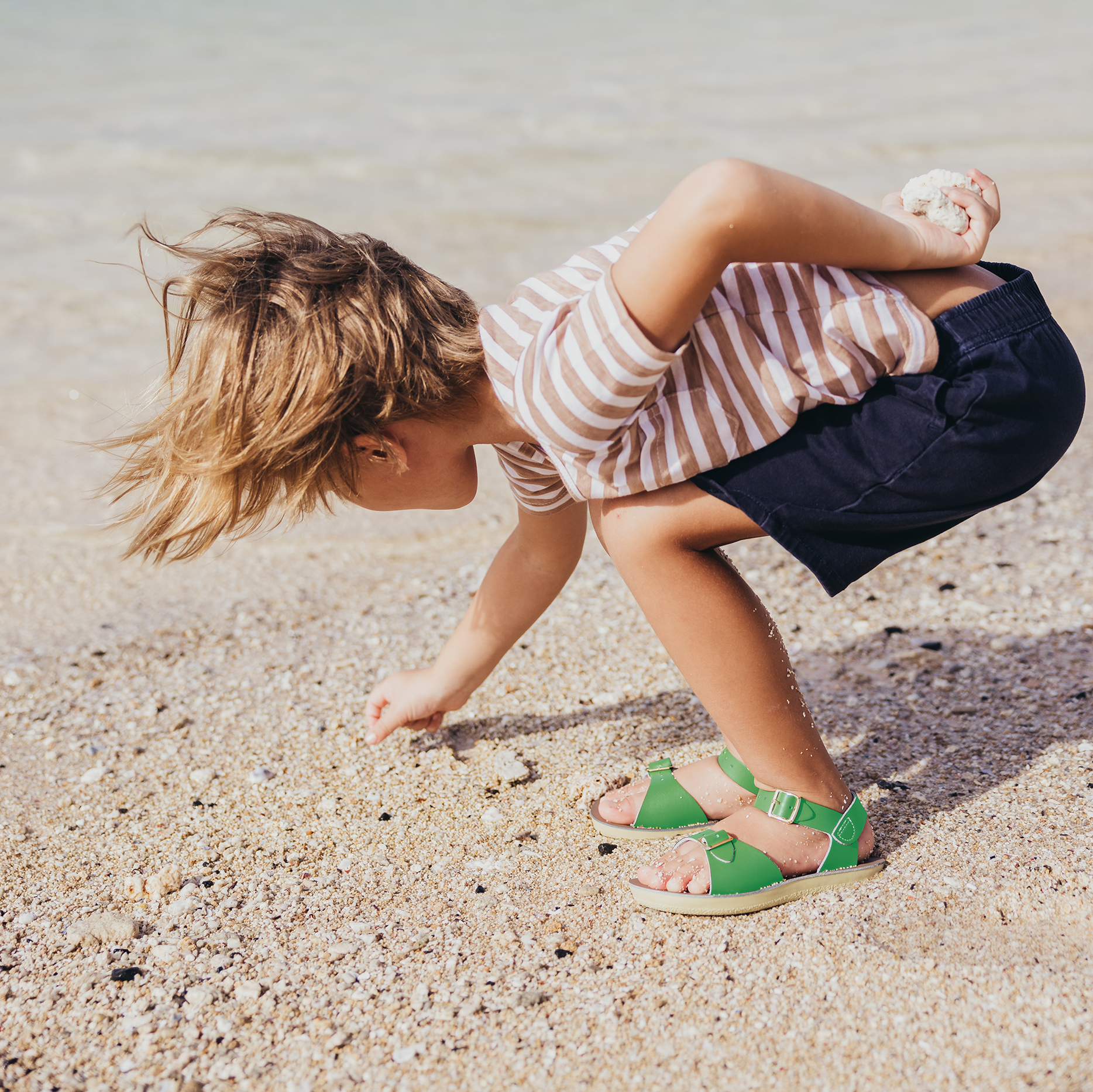 Kids Surfer Sandals Classic 2-strap from Salt Water UK