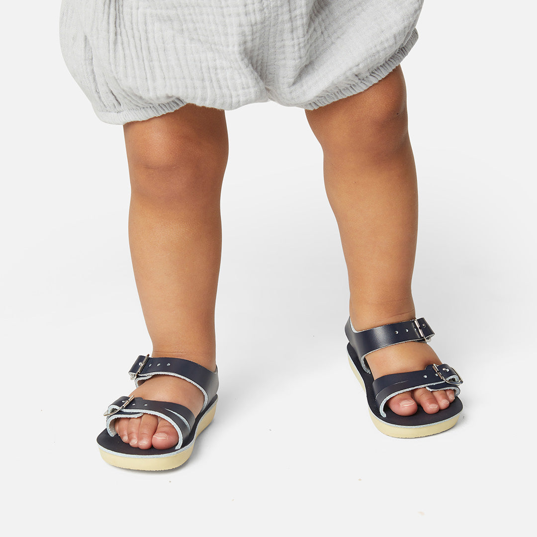 Baby & Toddler Flat Leather Soft-sole Sun-San Sandals